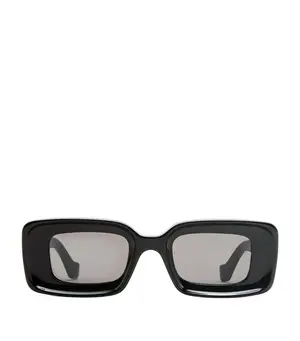 Loewe Rectangular Full Rim Sunglasses - Black