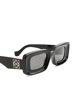 Loewe Rectangular Full Rim Sunglasses - Black