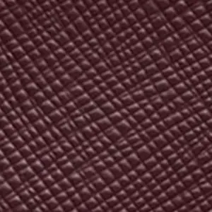 Prada Saffiano Leather Card Holder - Burgundy