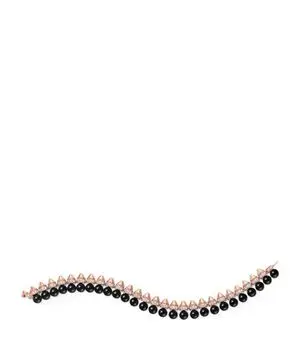 Cartier Clash De Bracelet With Diamond And Onyx - Rose Gold