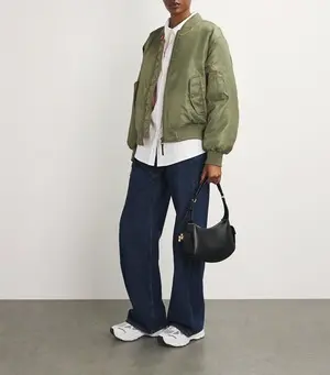 ANINE BING Leon Bomber Jacket - Green