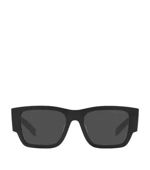 Prada Rectangle Sunglasses - Black