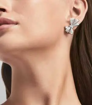 Graff Gold And Diamond Tilda’s Bow Stud Earrings