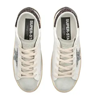 GOLDEN GOOSE Super-star Leather Sneakers - White