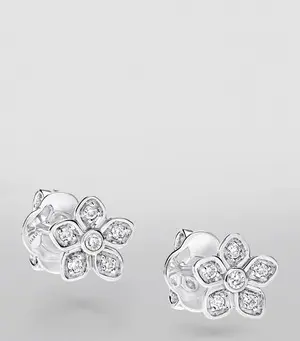 Graff Wild Flower Diamond Stud Earrings