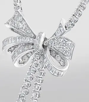 Graff Gold And Diamond Tilda's Bow Necklace