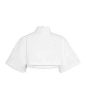 Alaïa High-neck Crop Top