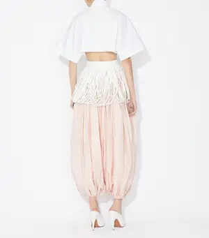 Alaïa High-neck Crop Top