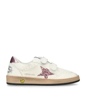 GOLDEN GOOSE Leather Ball Star Sneakers - Pink