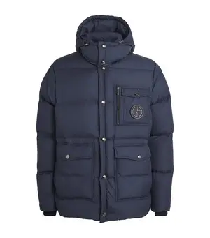 Giorgio Armani Logo Puffer Jacket