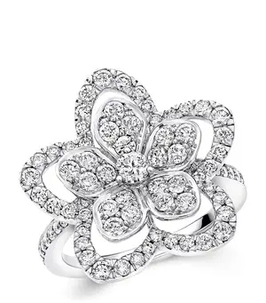 Graff Wild Flower Diamond Ring - White