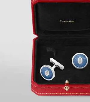 Cartier Sterling Double C De Cufflinks - Silver