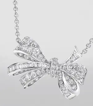 Graff Gold And Diamond Tilda's Bow Necklace