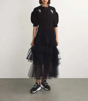 ROGER VIVIER Viv' Run Sneakers - Black