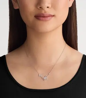 Graff Gold And Diamond Butterfly Necklace