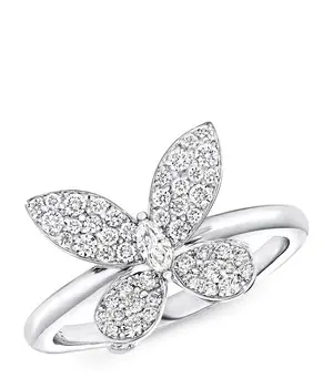 Graff Butterfly Diamond Ring - White