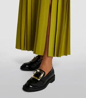ROGER VIVIER Patent Leather Viv' Rangers Loafers