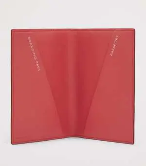 Smythson Leather Mara Passport Cover