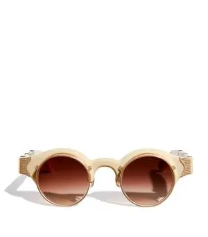 Matsuda Round Frame Sunglasses - White