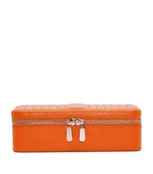Wolf Medium Leather Maria Jewellery Case