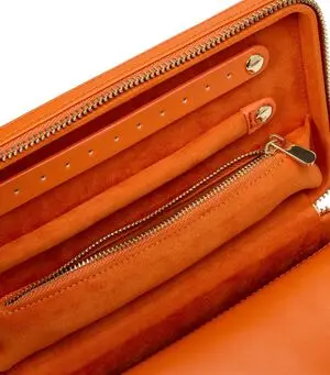 Wolf Medium Leather Maria Jewellery Case