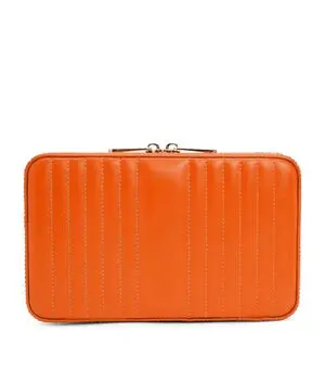 Wolf Medium Leather Maria Jewellery Case