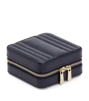 Wolf Small Leather Maria Jewellery Case