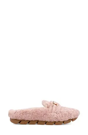 Mia Faux Shearling Slipper - Blush