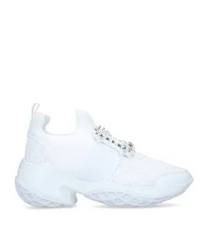 ROGER VIVIER Viv' Run Strass Buckle Sneakers