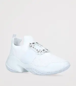 ROGER VIVIER Viv' Run Strass Buckle Sneakers
