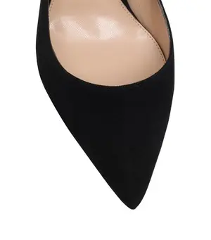 GIANVITO ROSSI 85 Suede Pumps - Black