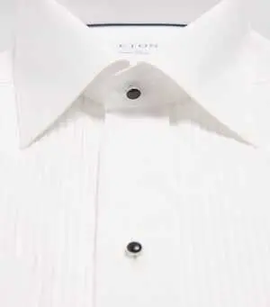 Eton Pleated Slim Fit Shirt