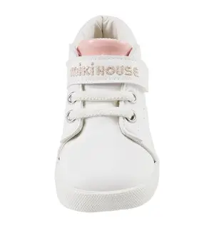 MIKI HOUSE Velcro-strap High-top Sneakers
