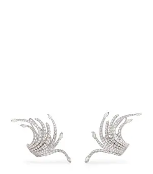 Yeprem Y-couture Clip Earrings - White
