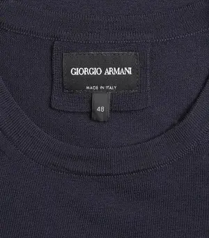 Giorgio Armani Wool Sweater - Blue