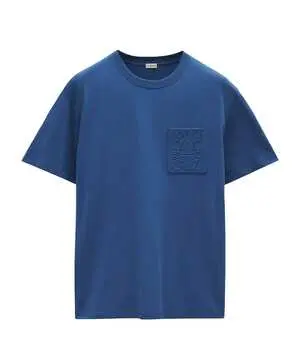 Loewe Pocket Anagram T-shirt Blue