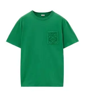 Loewe Pocket Anagram T-shirt Green