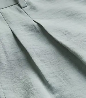 Giorgio Armani Silk-blend Tailored Trousers