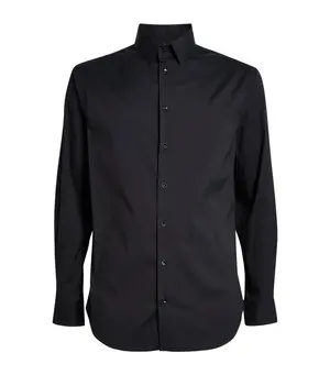 Giorgio Armani Linen Shirt - Blue
