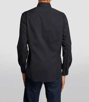 Giorgio Armani Linen Shirt - Blue