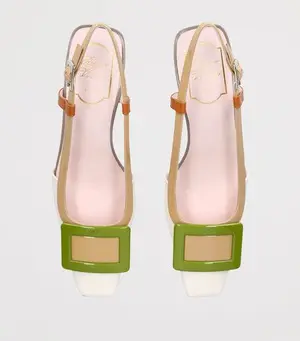 ROGER VIVIER Belle Vivier Slingback Pumps With Buckle Detail