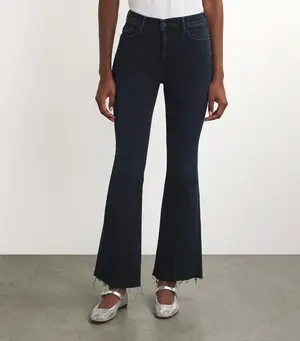MOTHER The Weekender Fray Flared Jeans
