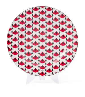 Prada Set Of 2 Porcelain Vienna Dessert Plates