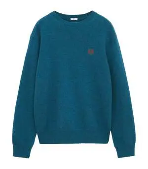 Loewe Wool Anagram Sweater - Green
