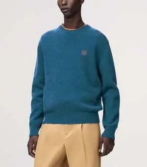 Loewe Wool Anagram Sweater - Green