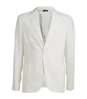 Giorgio Armani Silk-blend Single-breasted Blazer