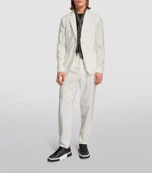 Giorgio Armani Silk-blend Single-breasted Blazer