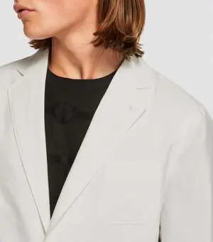 Giorgio Armani Silk-blend Single-breasted Blazer