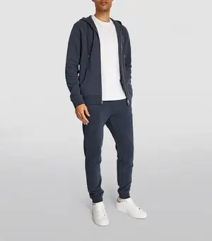 Sunspel Loopback Sweatpants - Navy
