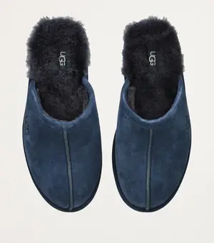 UGG Suede Scuff Slippers - Blue